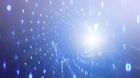 Binary Tunnel Stock Footage ~ Royalty Free Stock Videos | Pond5