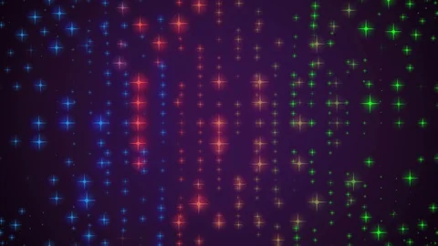 shiny glowing blinking stars wall animat... | Stock Video | Pond5