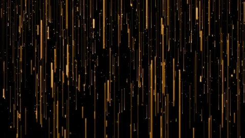 Shiny golden line and particles backgrou... | Stock Video | Pond5