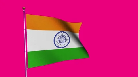 Pink Indian Flag Stock Videos – Royalty-Free HD & 4K Videos