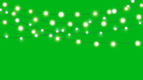 Shiny lights on lines on a green screen ... | Stock Video | Pond5