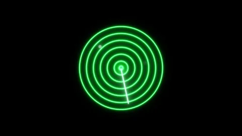 ship radar and plane radar map and locat... | Stock Video | Pond5