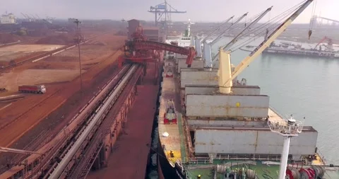 Ore Boat Loading Stock Video Footage | Royalty Free Ore Boat Loading ...