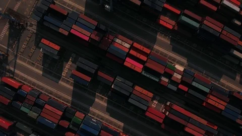Shipping Container Top View Stock Footage ~ Royalty Free Stock Videos ...