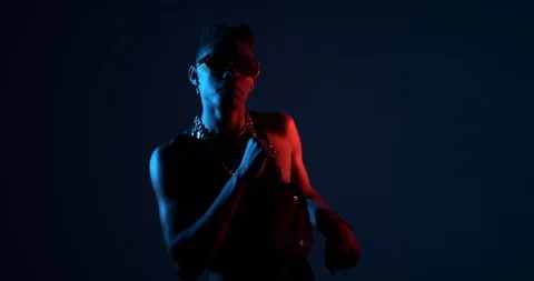 Man Dancing Rave Stock Footage ~ Royalty Free Stock Videos | Pond5