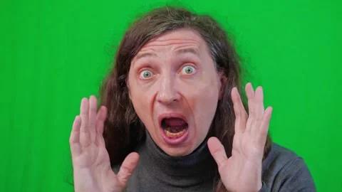 Shocked Green Screen Stock Videos – Royalty-Free HD & 4K Videos | Pond5