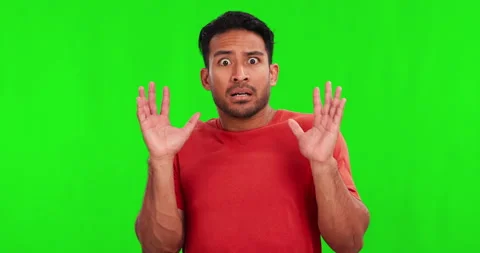 Scary Face Green Screen Stock Video Footage | Royalty Free Scary Face ...