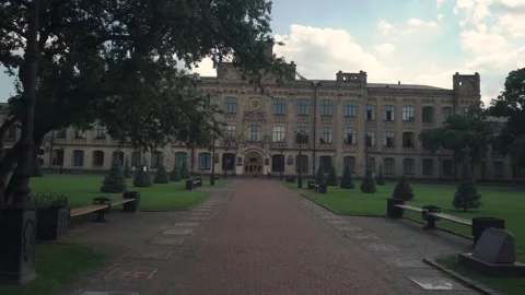 shooting of the architectural old buildi... | Stock Video | Pond5