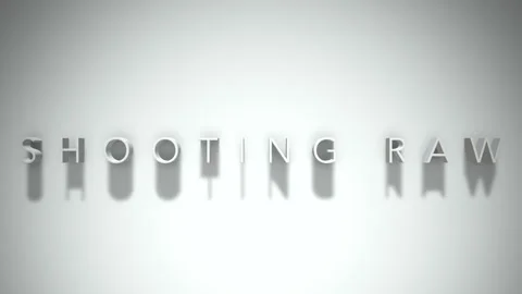 shooting raw 3D title animation white te... | Stock Video | Pond5