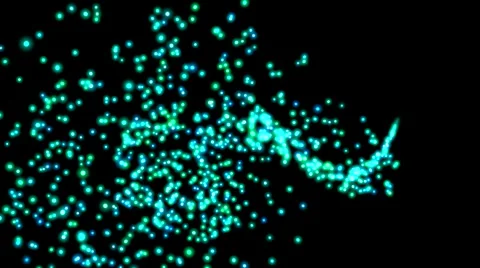 Shooting Sparkle Loop Background | Stock Video | Pond5