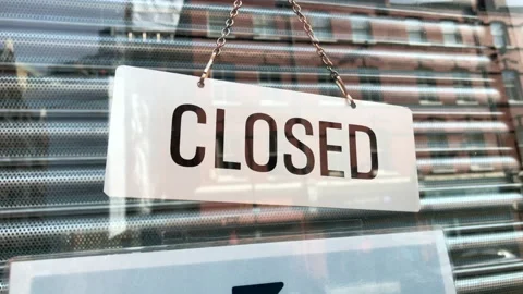 Closed Shop Shutter Stock Footage ~ Royalty Free Stock Videos | Pond5