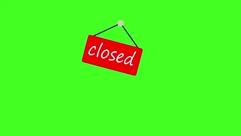Shop Closed Sign Animation. Closed Sign ... | Stock Video | Pond5