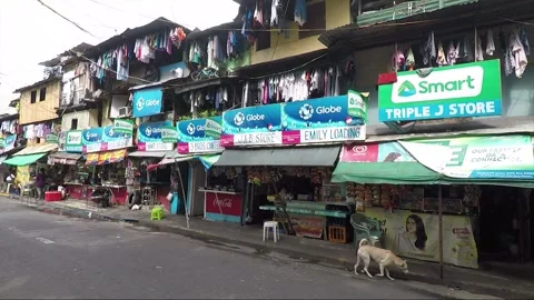 Shophouses, Grocery stores, Real Street,... | Stock Video | Pond5