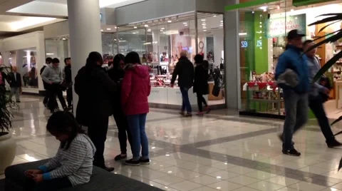 Shopper inside Metropolis shopping mall | Stock Video | Pond5