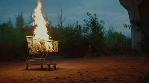 Cart Fire Stock Video Footage | Royalty Free Cart Fire Videos | Pond5
