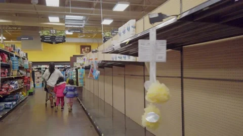 Walking Down Grocery Store Aisle Stock Video Footage | Royalty Free ...