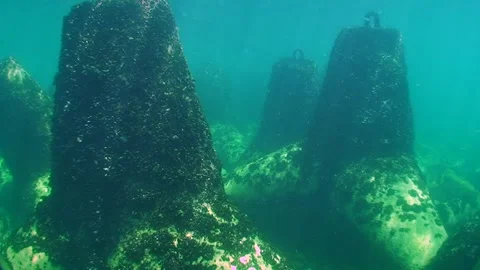 Shore protection hydraulic structures of... | Stock Video | Pond5