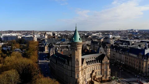 Short side shot of clock tower during au... | Stock Video | Pond5