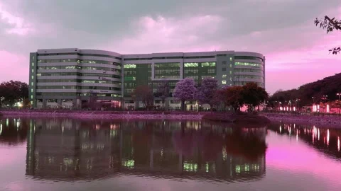 A shot of the Bagmane Tech Park that ove... | Stock Video | Pond5
