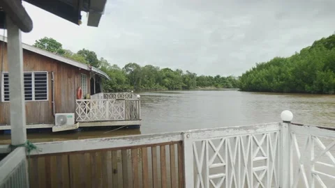 Shot view from homestay in Rompin Pahang... | Stock Video | Pond5