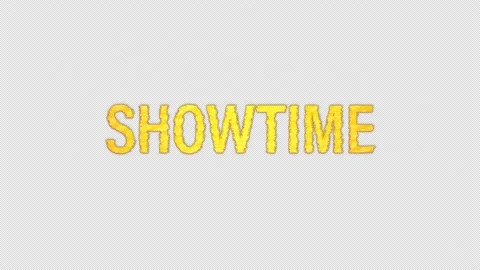 Show Time glitch text effect cimematic t... | Stock Video | Pond5