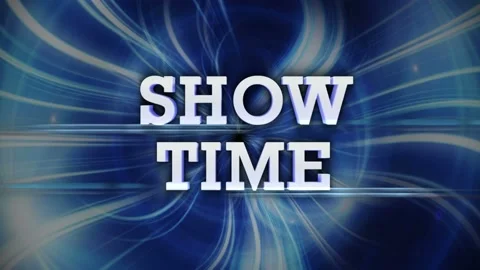 SHOWTIME Text Animation Rendering, Backg... | Stock Video | Pond5
