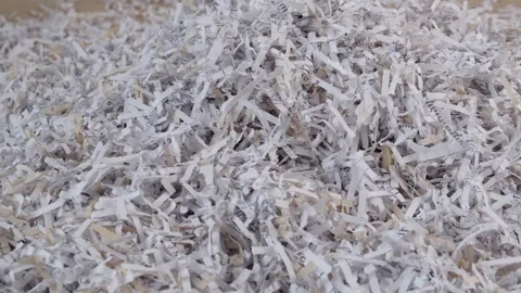 Shredded paper for packaging, shipping, ... | Stock Video | Pond5
