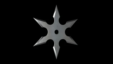 shuriken spin loop | Stock Video | Pond5