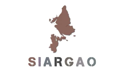 Siargao map with paper regions. Animated... | Stock Video | Pond5