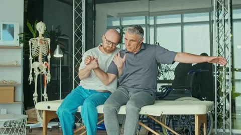 A Sick Man With a Brain Stroke Undergoes... | Stock Video | Pond5