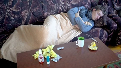 Shiver With Fever Stock Footage ~ Royalty Free Stock Videos | Pond5