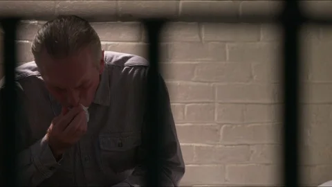 Sick Prison Convict in real Jail Cell wi... | Stock Video | Pond5