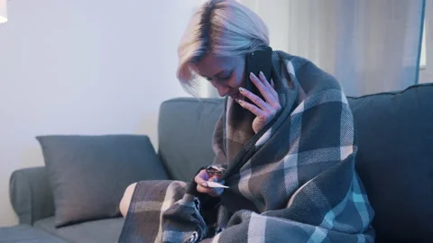 Shiver With Fever Stock Footage ~ Royalty Free Stock Videos | Pond5