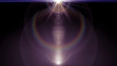side flickering star sun rays lights opt... | Stock Video | Pond5