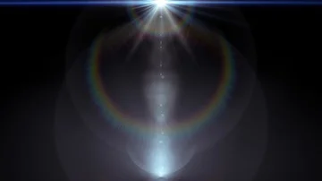 side flickering star sun rays lights opt... | Stock Video | Pond5