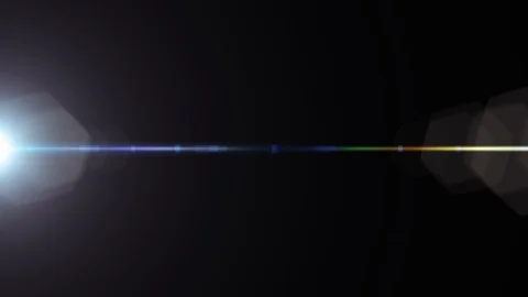 side flickering star sun rays lights opt... | Stock Video | Pond5