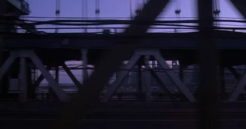 Side Profile Passenger View of Subway Tr... | Stock Video | Pond5