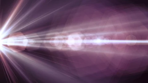 side rotating rays lights optical lens f... | Stock Video | Pond5