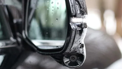 The side-view camera is installed in the... | Stock Video | Pond5