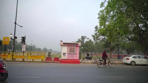 Side view from a car riding through the ... | Stock Video | Pond5