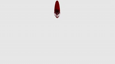 Side View Of A Drop Of Blood Falls And C... | Stock Video | Pond5
