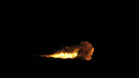 Side view of Flamethrower Isolated. anim... | Stock Video | Pond5