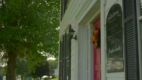 side view of front door Original Histori... | Stock Video | Pond5