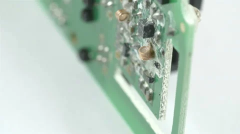 side view look of the battery chip | Stock Video | Pond5