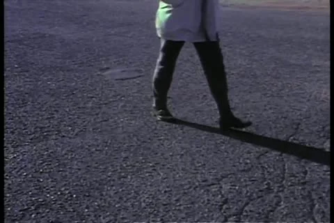 Side view of lower half of person's body... | Stock Video | Pond5