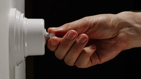 Side View Of Male Hand Switches On A Tog... | Stock Video | Pond5