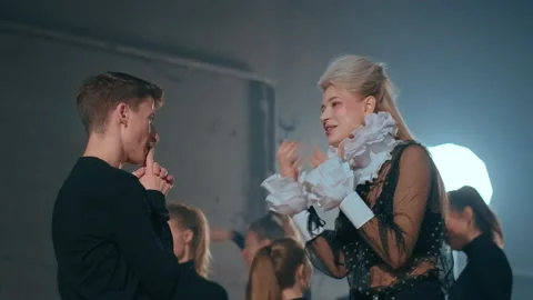 Side view professional skilled actress a... | Stock Video | Pond5