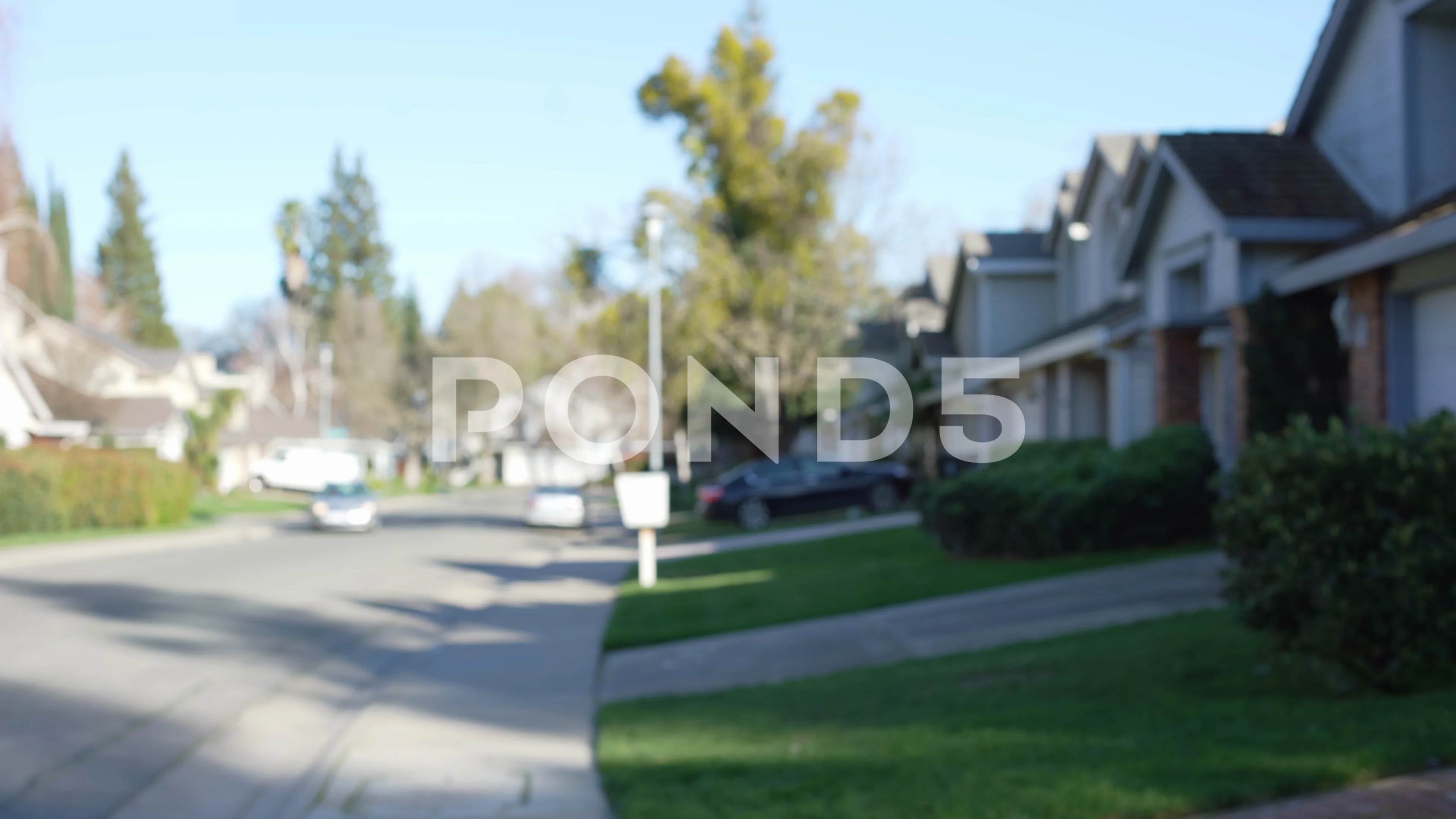 Neighborhood Street Side View