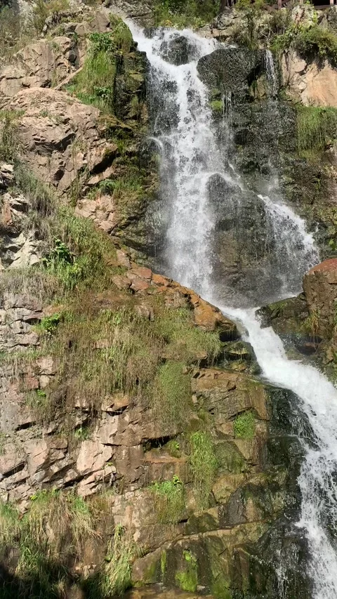 Waterfall Side View Stock Video Footage | Royalty Free Waterfall Side ...