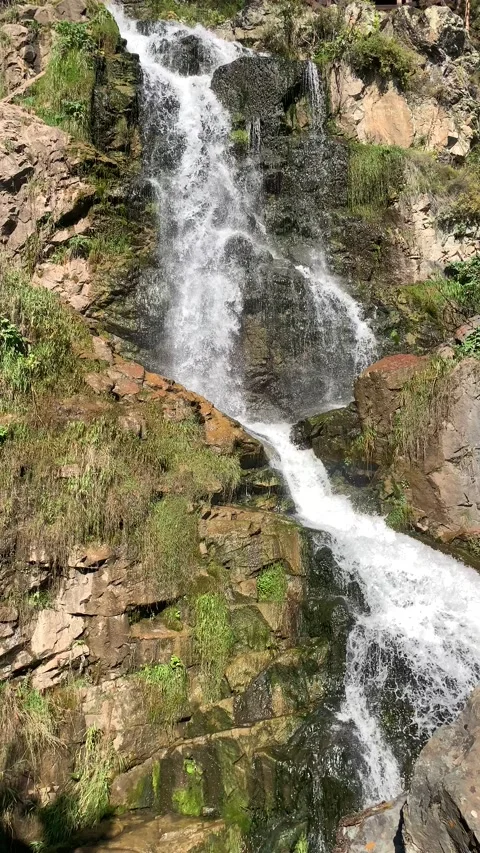 Waterfall Side View Stock Video Footage | Royalty Free Waterfall Side ...